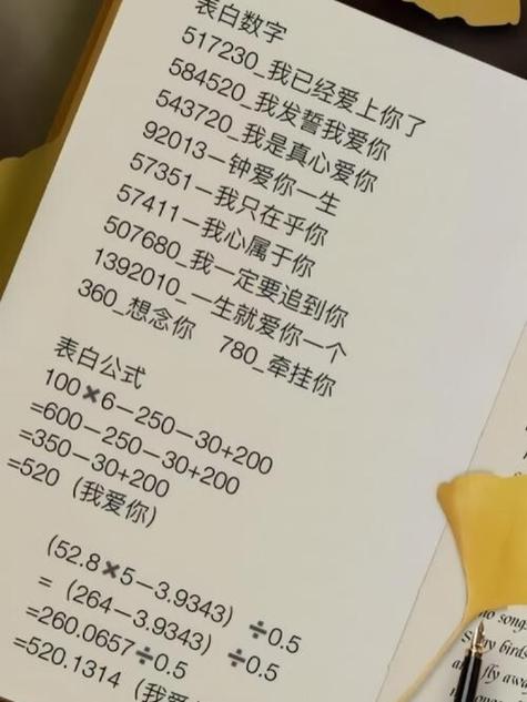 数字表白代表的额含义图标