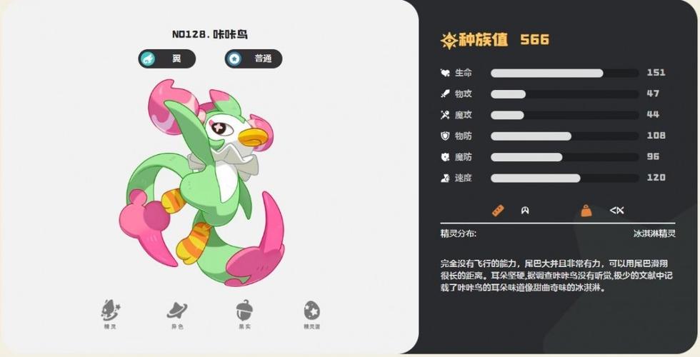洛克王国咔咔鸟图标