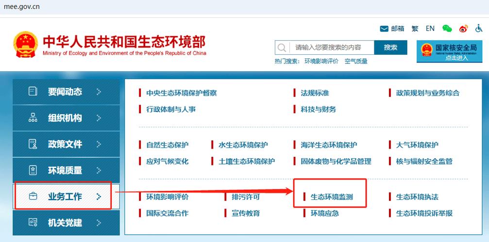 生态环境部网站图标