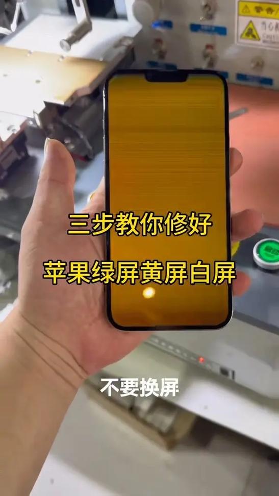 苹果13绿屏怎么解决图标