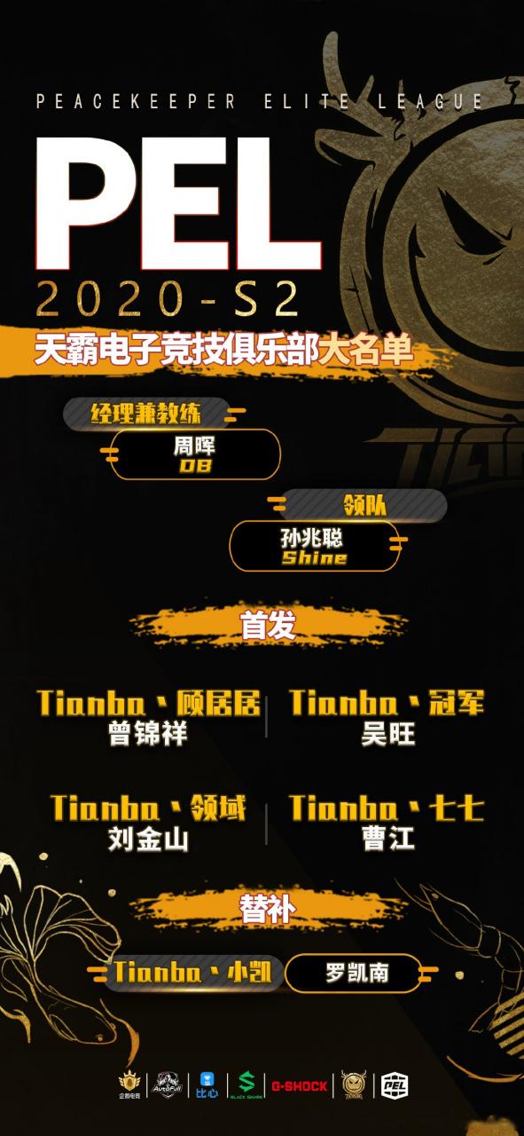 和平精英tianba战队图标