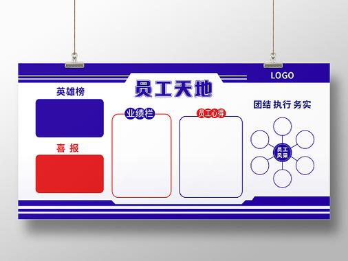员工天地文化墙内容图标