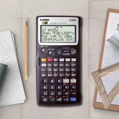 卡西欧5800怎么调小数点位数图标