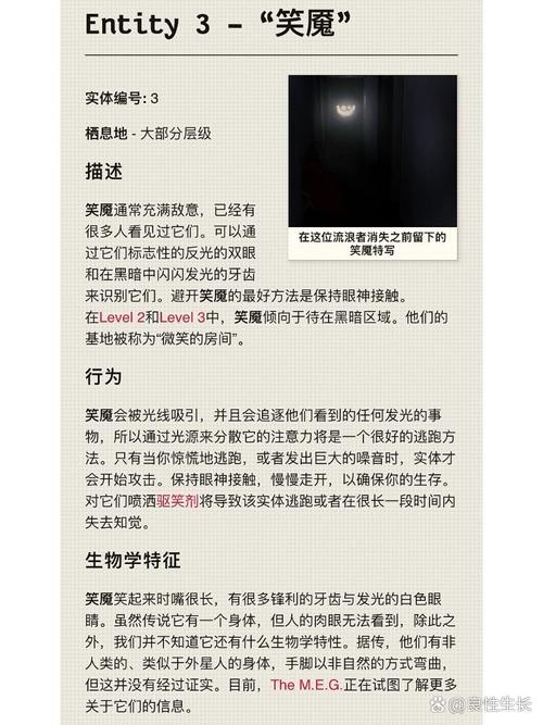 后室实体笑魇介绍