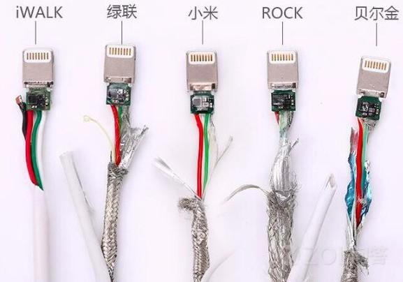 苹果数据线5根线接线图解图标