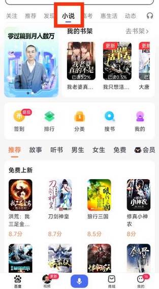 百度小说开了纯净还是有广告截图