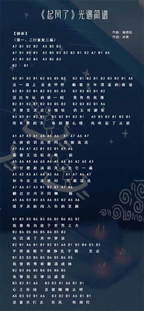 光遇数字简谱大全100首图标