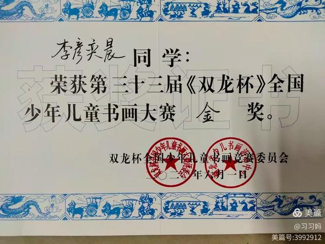 双龙杯书画大赛的含金量截图