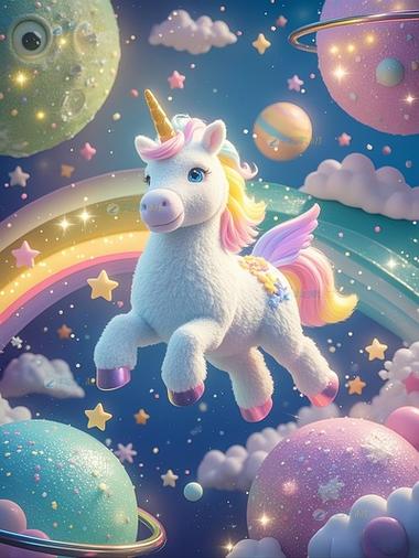 梦幻独角兽祥瑞图标
