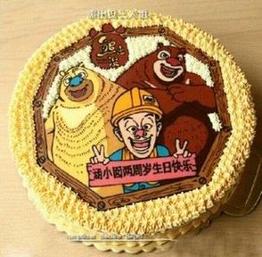 光头强蛋糕图标