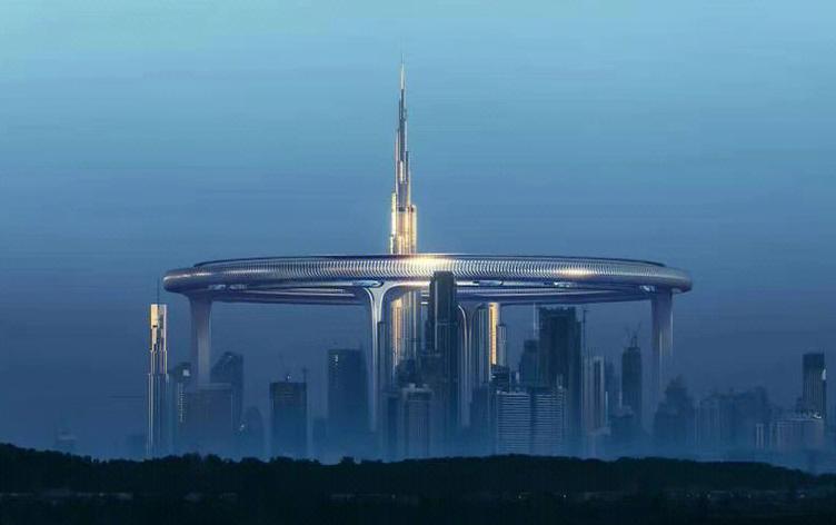都市城市天际线图标