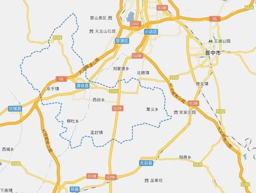 清徐县乡镇地图图标