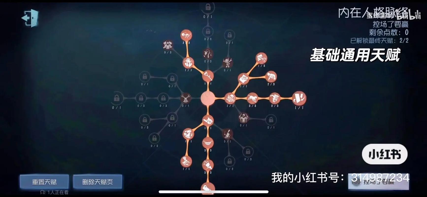 国服第一红夫人天赋截图