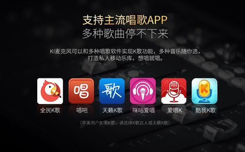 唱吧麦克风连接全民K歌图标