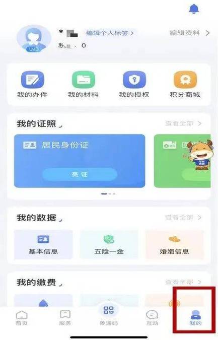 电子身证件在哪里找截图