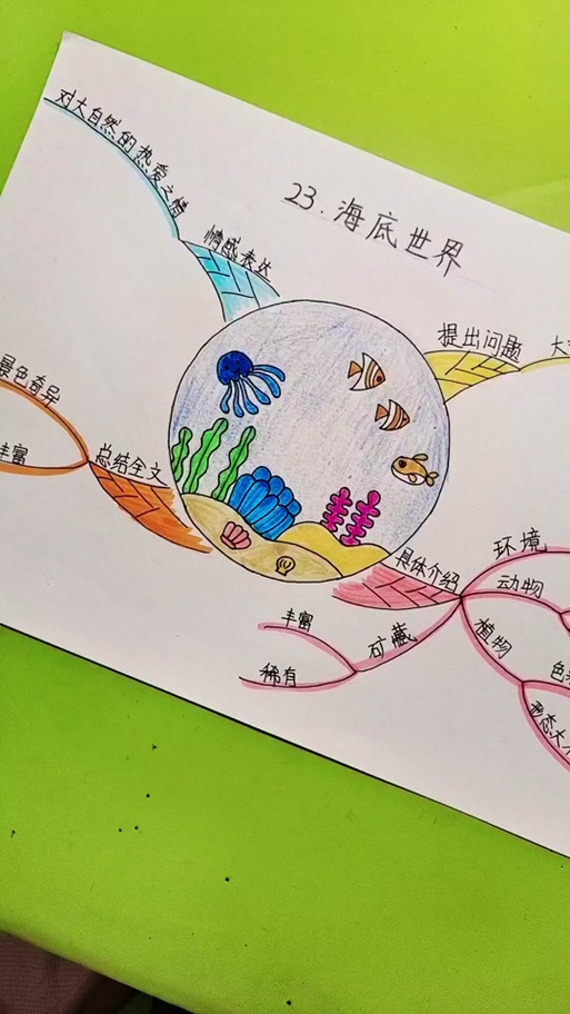 三年级下册《海底世界》