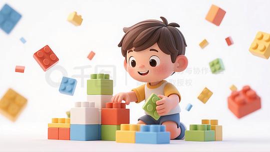 儿童乐高动画图标