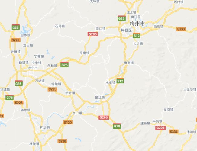 广东省梅州市兴宁市地图图标