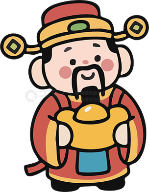 财神爷爷理财图标