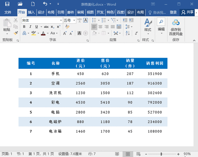 一键美华表格美化图标