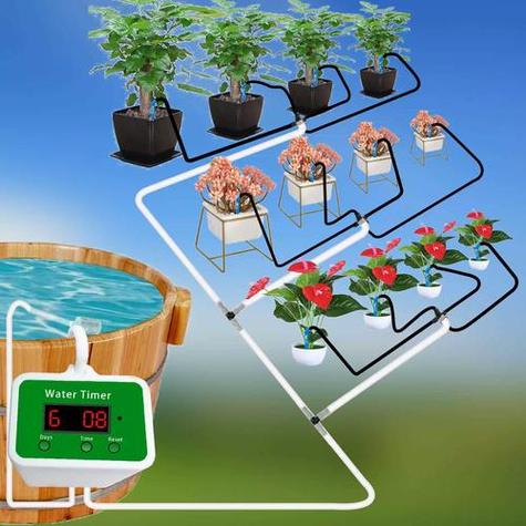 花盆自动浇水的简易装置