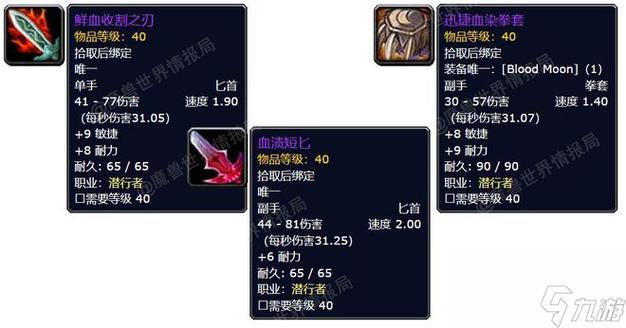 血月掉落物品一览表截图