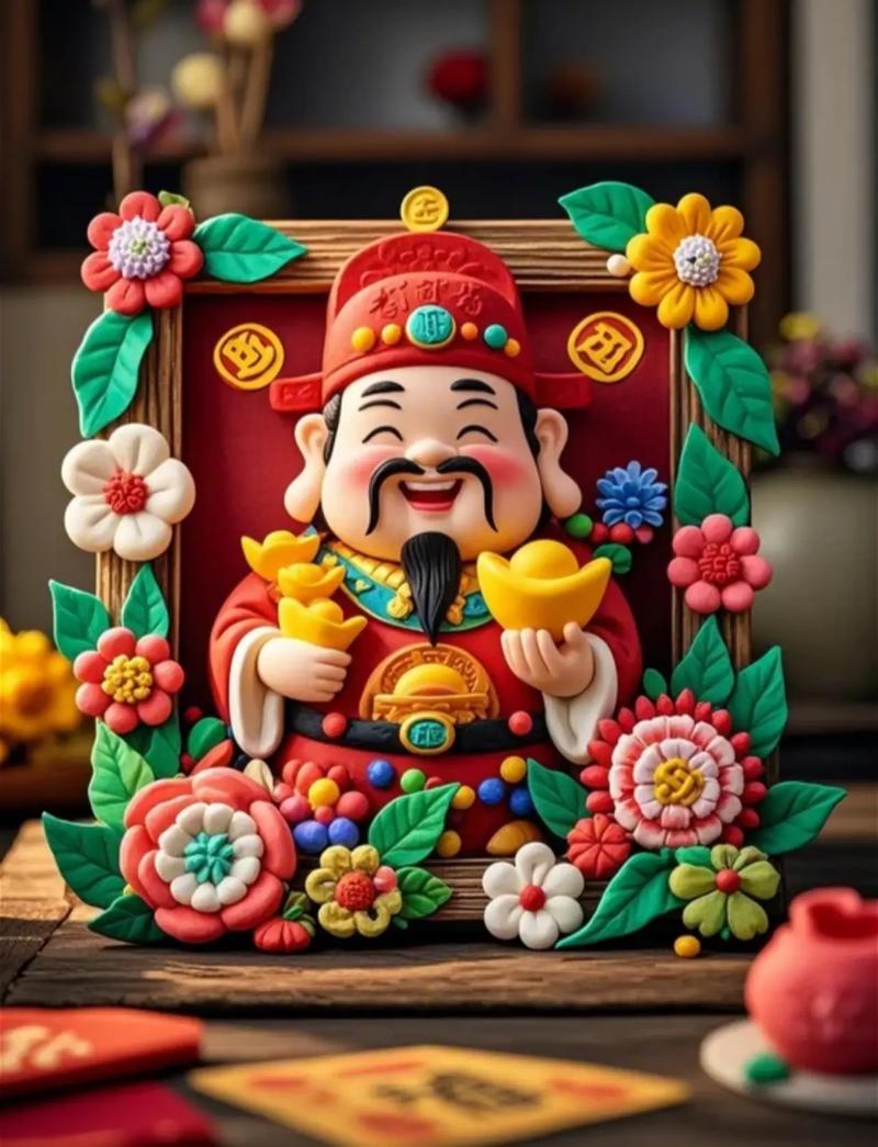 财源滚滚的粘法图标