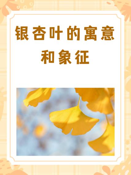 银杏的寓意和象征图标