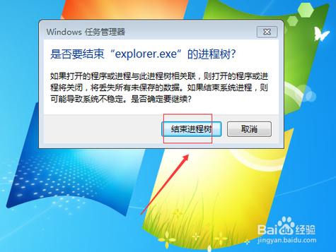 结束桌面进程图标