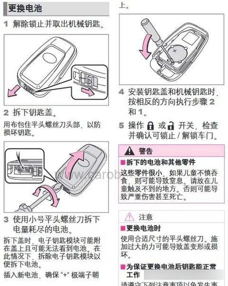 遥控钥匙电池怎么换图标