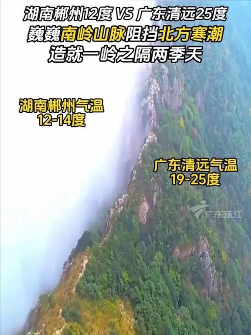 广东和湖南隔了什么山