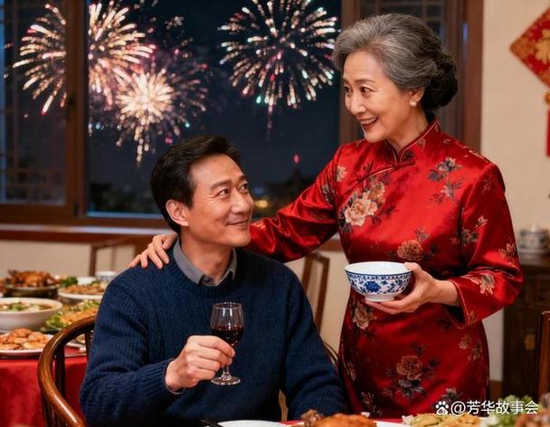 年夜饭高情商发朋友圈截图