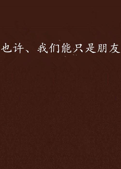 我们只是朋友小说