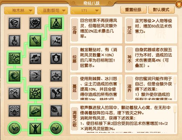 神木奇经八脉怎么点图标