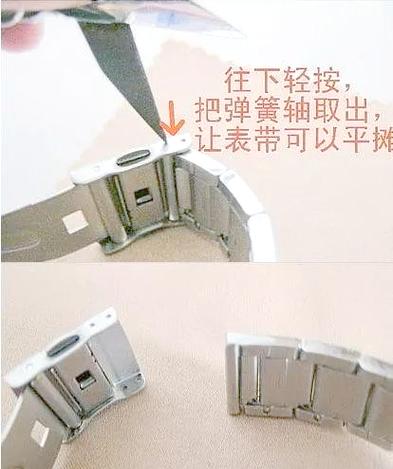 表带怎么拆卸一节图标