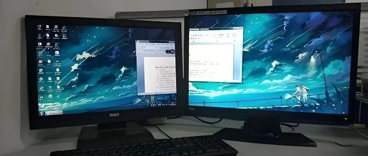 一个电脑两个显示器图标
