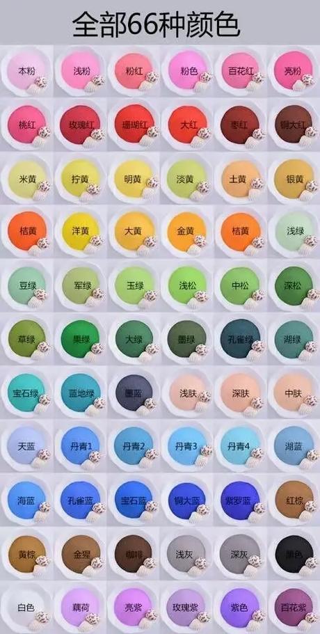 油漆十二种颜色图标