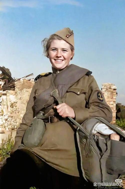 二战电影苏联女兵图标