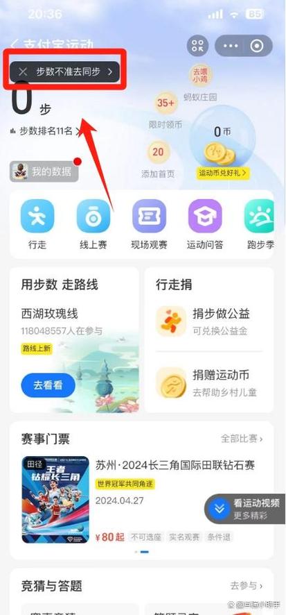 支付宝步数在哪设置图标