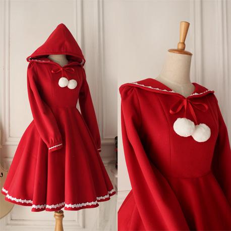 小红帽穿的什么衣服