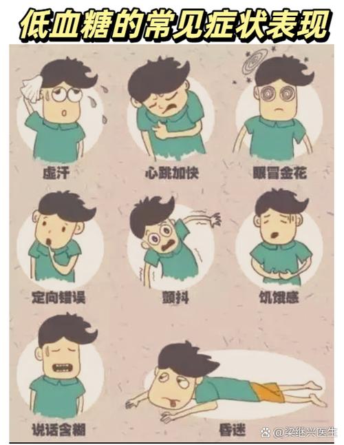 低血糖的危害图标