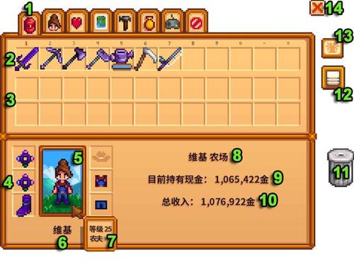 星露谷物语物品栏图标
