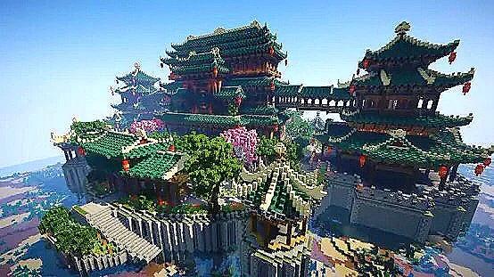 我的世界古风唯美建筑图标