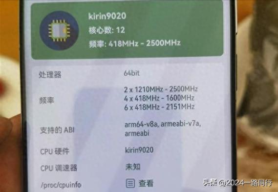 麒麟9020属于什么水平图标