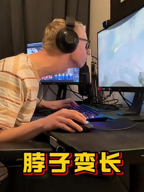 打游戏脖子截图