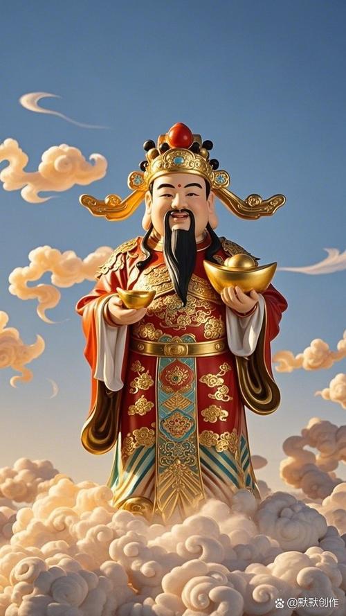 拜财神图标