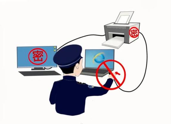 非保密电脑处理了涉密文档图标