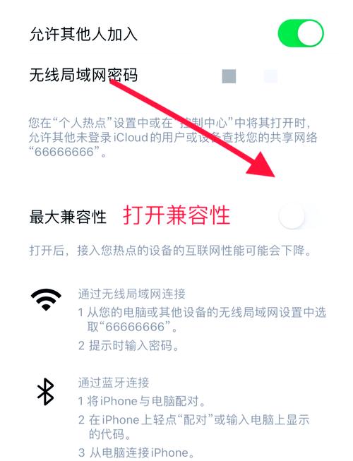 苹果13开热点别人连不上图标