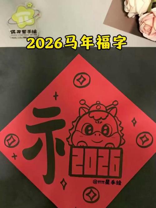 马年男孩名字带福字图标