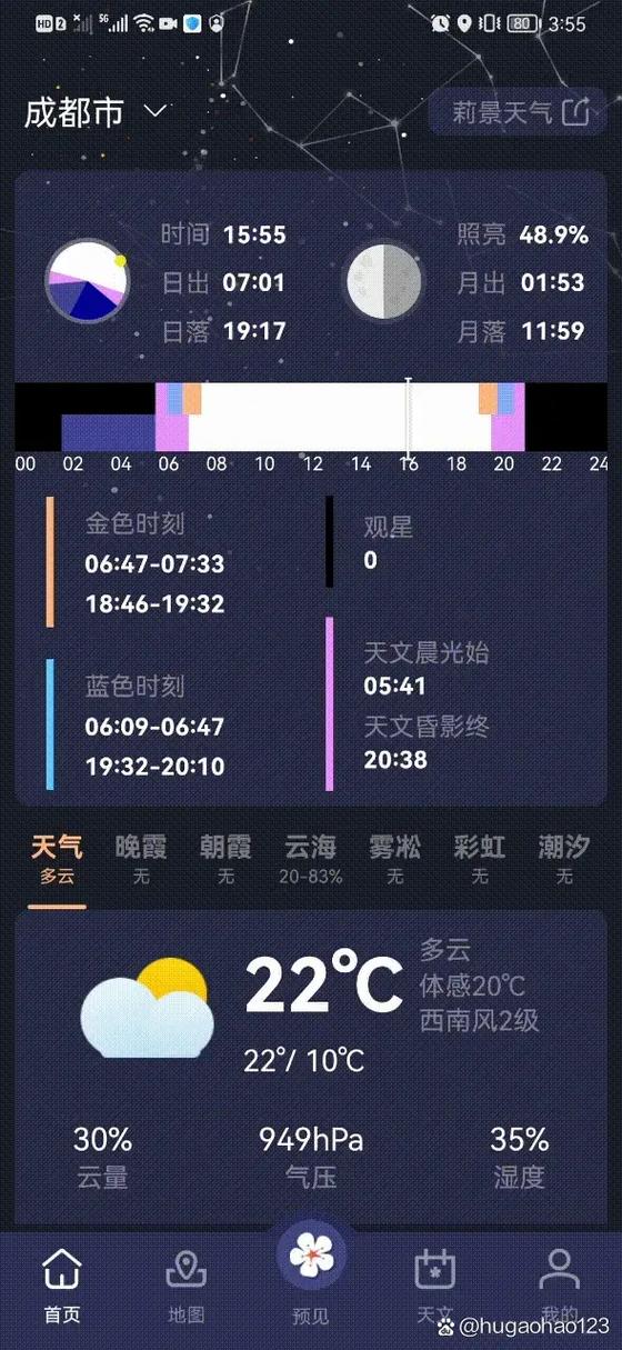 动态天气预报桌面软件截图